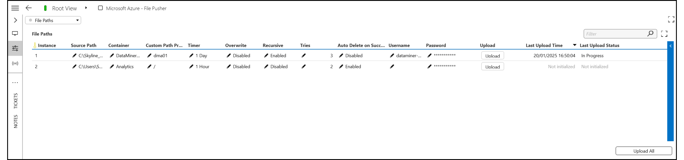 Microsoft Azure - File Pusher | DataMiner Docs