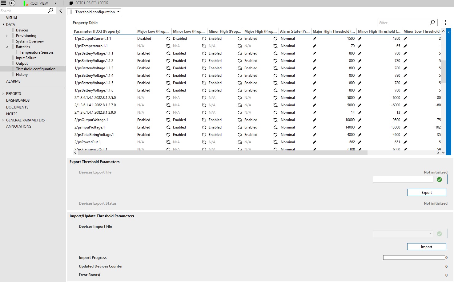 SCTE UPS Collector | DataMiner Docs