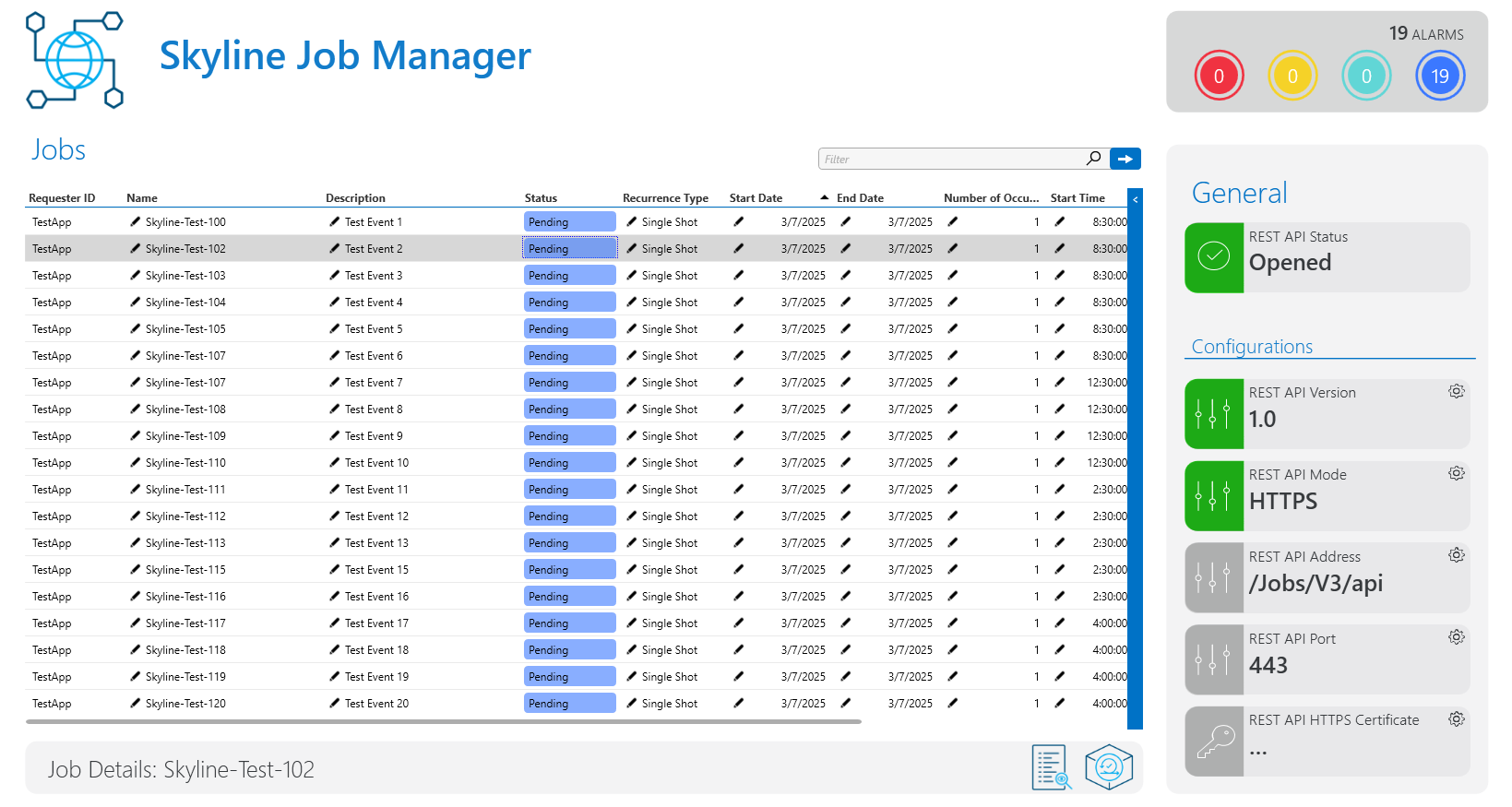 Skyline Job Manager | DataMiner Docs