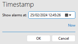 Working with the Alarm Console history slider | DataMiner Docs
