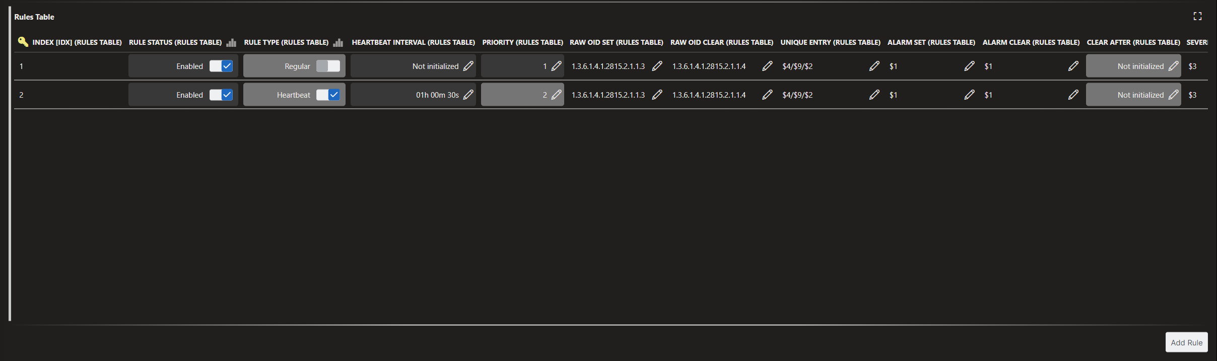Configuring processing rules | DataMiner Docs