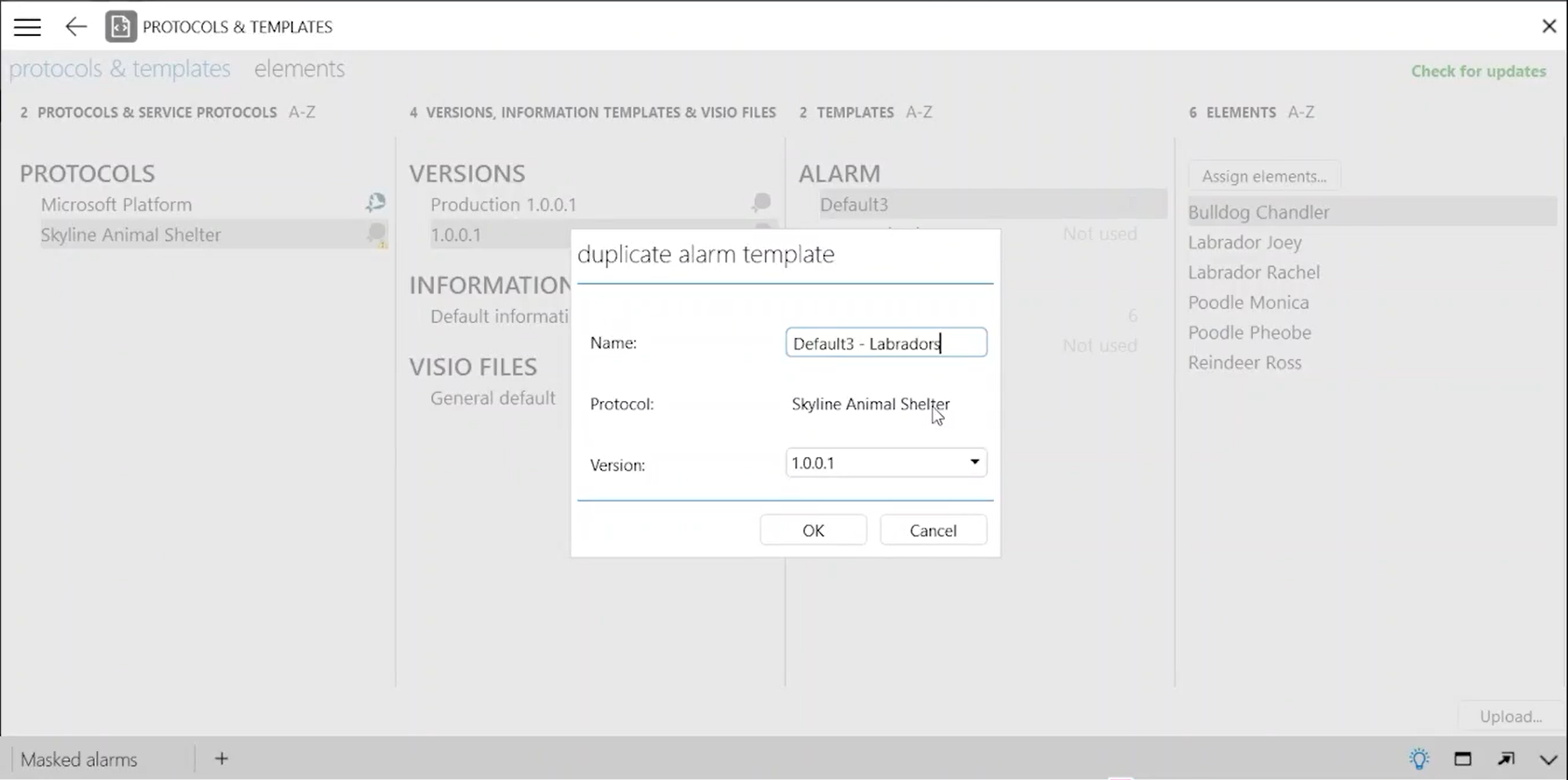 Creating an alarm dashboard for a daily DMS health check | DataMiner Docs