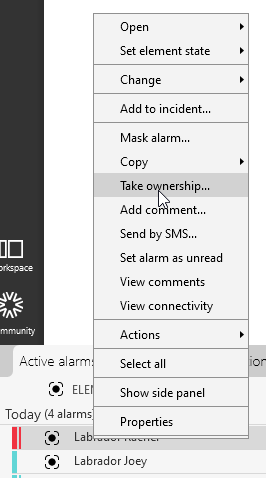 Creating an alarm dashboard for a daily DMS health check | DataMiner Docs
