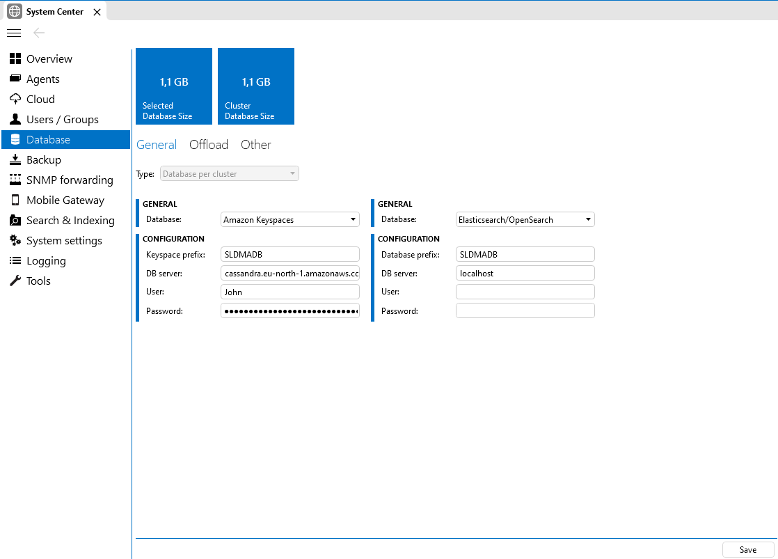 Configuring the general database settings | DataMiner Docs
