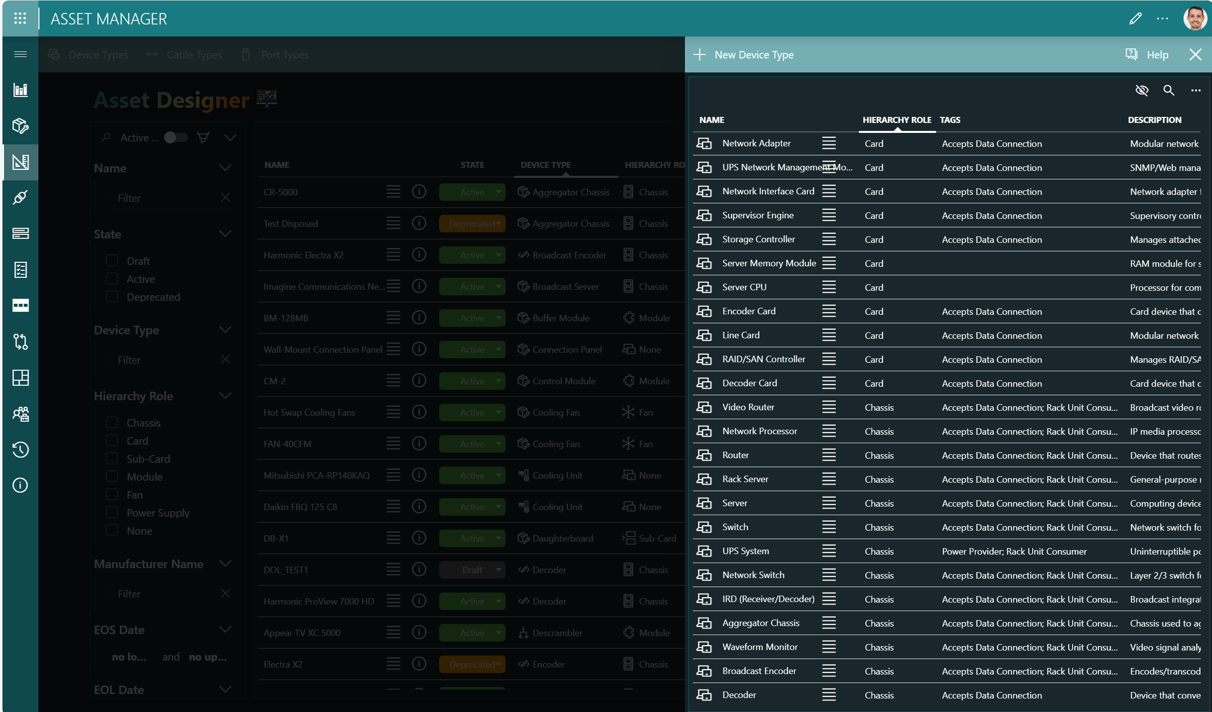 Configuring device types | DataMiner Docs